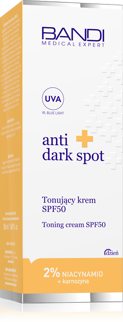 Tonujący krem SPF 50 MEDICAL anti dark spot - Sklep Internetowy Bandi